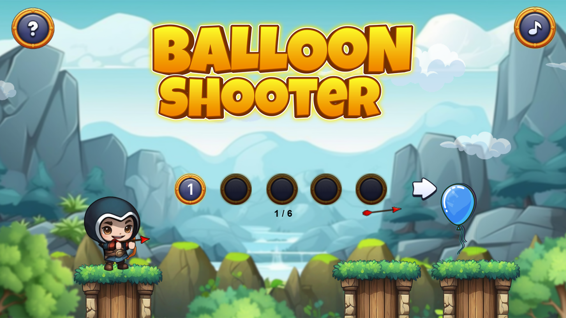 Balloon Shooter - HTML5 Construct3 Game by Game-LaunchPad | CodeCanyon